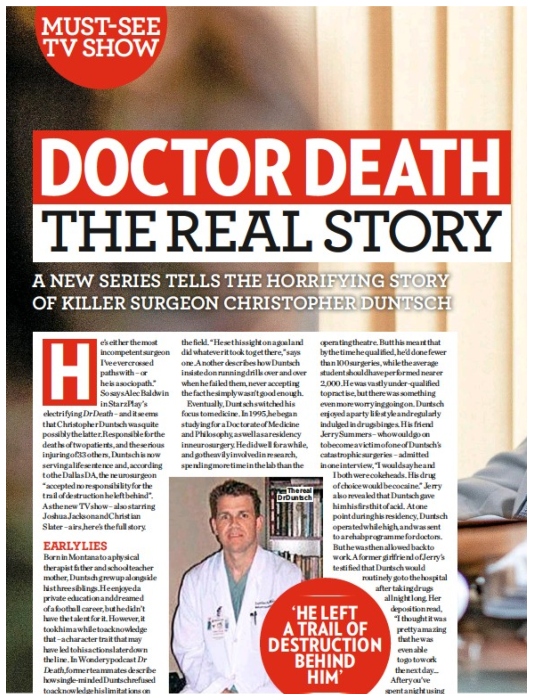 Dr. Death: The Horrifying Story of Christopher Duntsch - worldtravelling